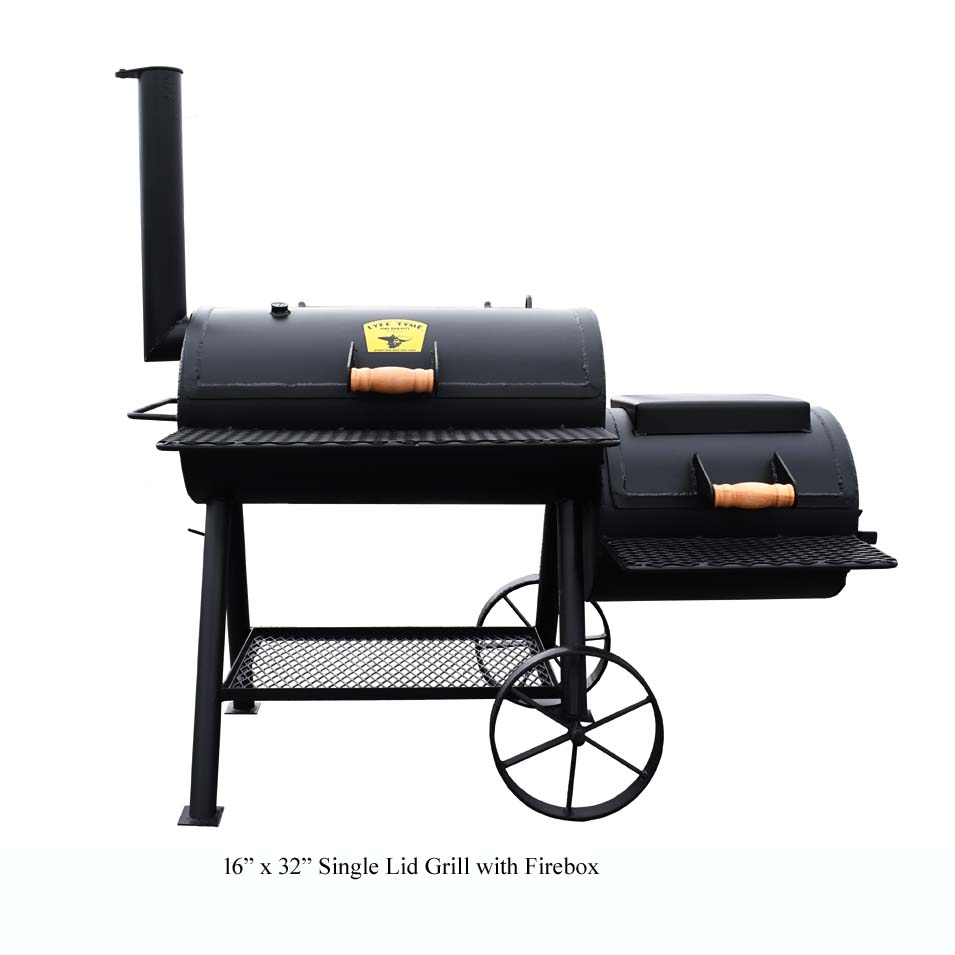 Single Lid Grill with Firebox – Lyfe Tyme, Inc.